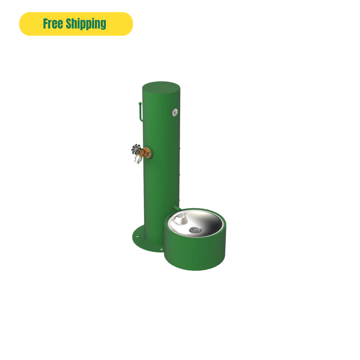 Pet Fountain with Hose Bibb — Canine Park solutions