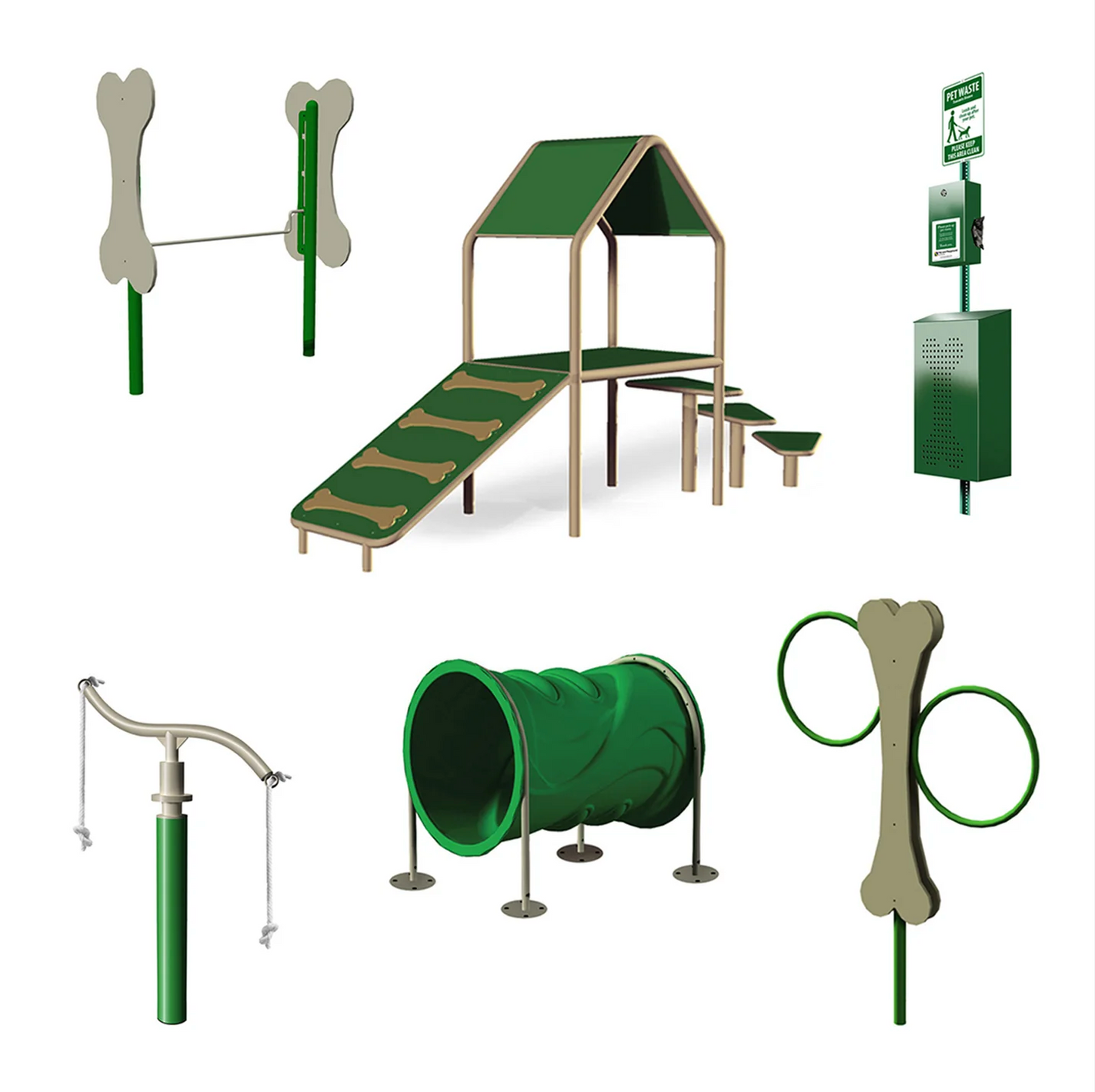 Commercial Dog Park Equipment & Site Amenities | Canine Park Solutions ...